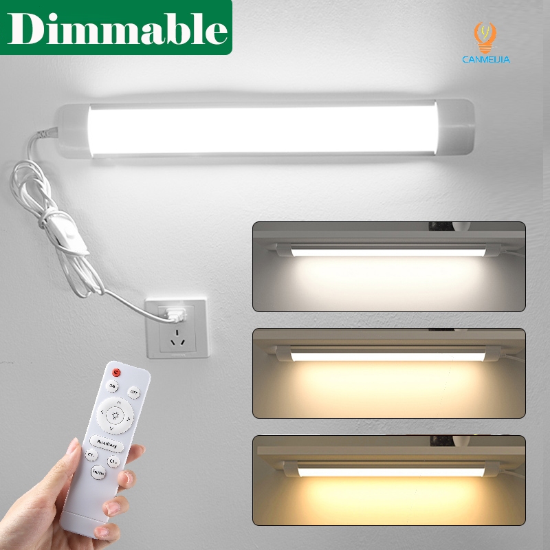 Dimmable Led Tube Light Cabinet Light T5 Bar 2ft Desk Lamp Flourescent ...