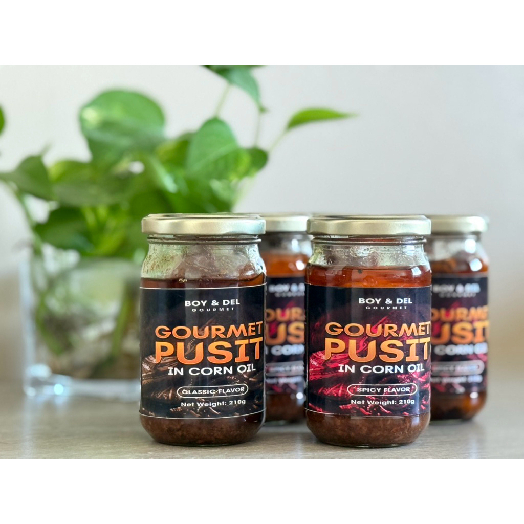 Pusit Gourmet (SQUID) in Corn oil 210g | Shopee Philippines