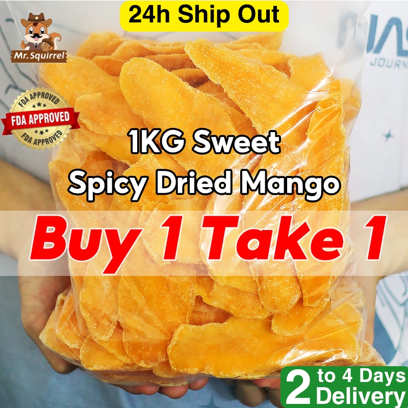 1KG~500g Dried Mango Healthy Mixed Fruits Snacks Sweet Mangoes Dry ...