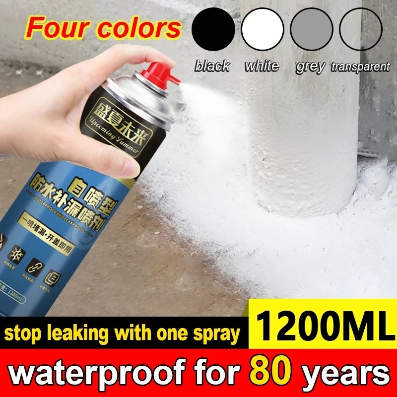 1200ml Sealant Repair Spray WaterProof Leak Repair Spray Pipe Roof ...
