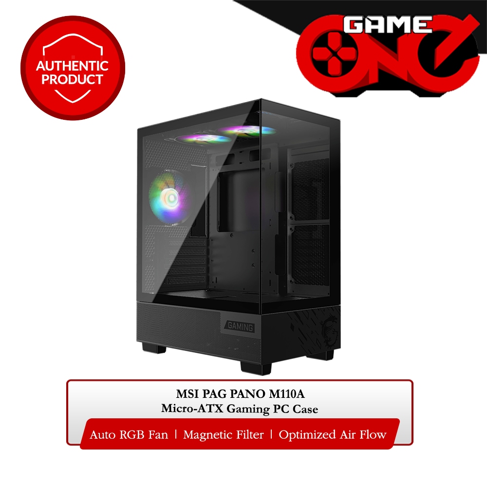 MSI PAG PANO M110A Micro-ATX Gaming PC Case | Shopee Philippines