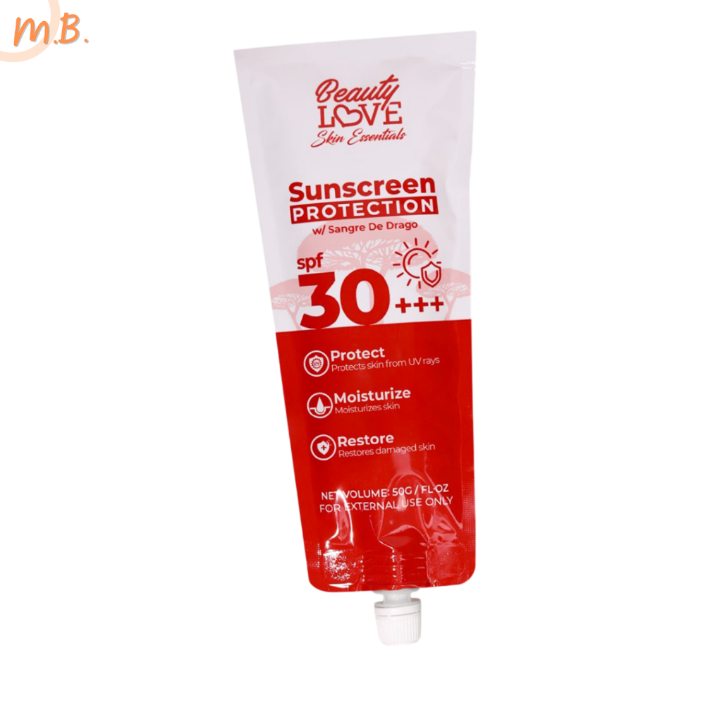 beauty love SUNSCREEN PROTECTION SPF 30 (50g) | Shopee Philippines