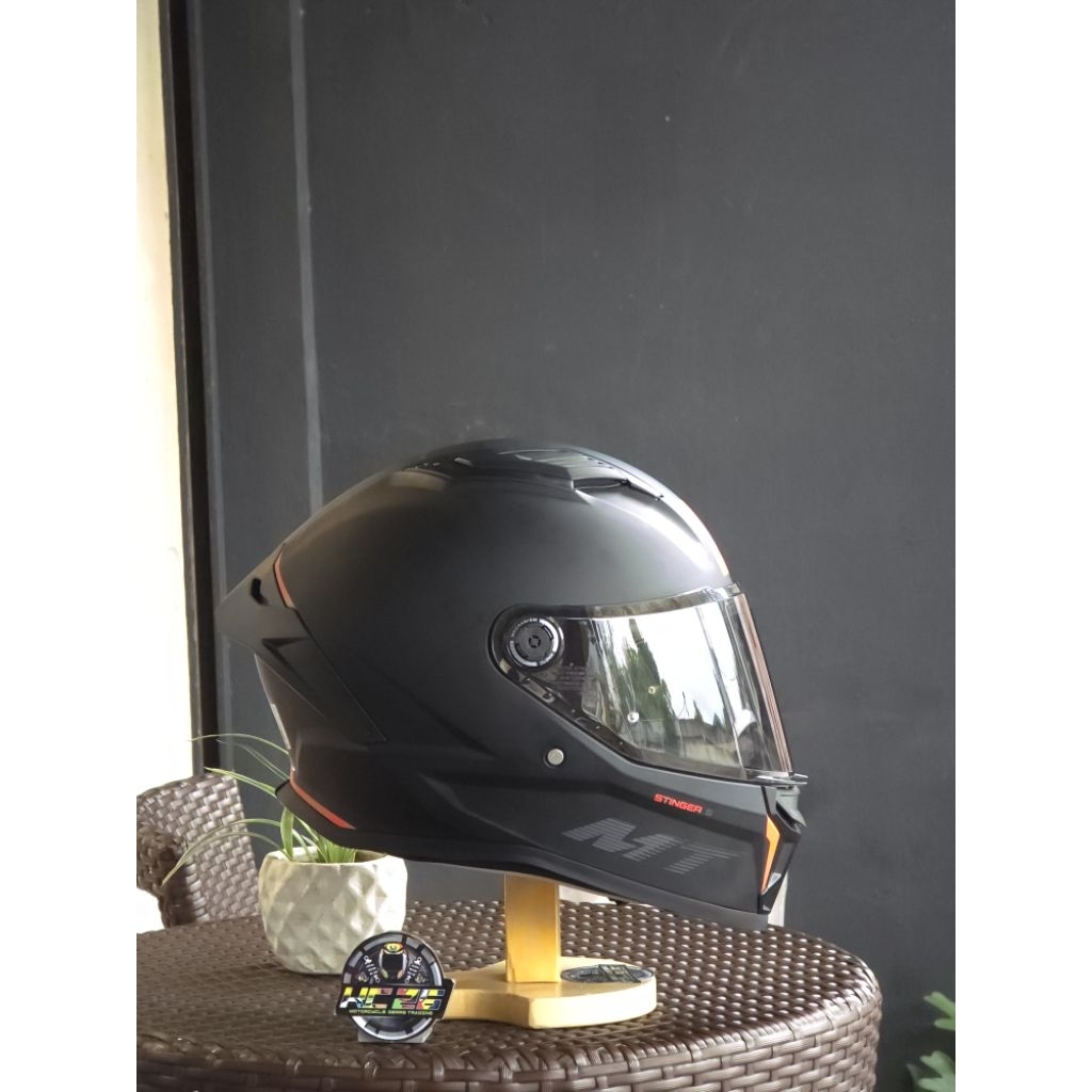 MT STINGER V2 | SINGLE VISOR | FULLFACE HELMET & INTERCOM READY ...