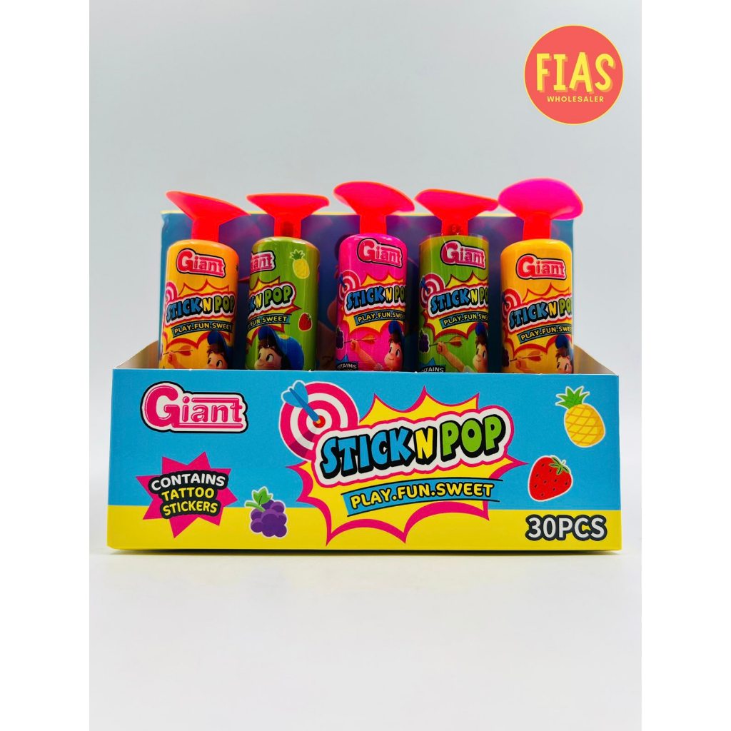 30 pcs Stick N Pop Darts Lollipop Candy Wholesale Paninda | Shopee ...