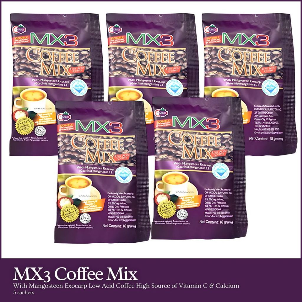 MX3 Coffee Mix Low Sugar with Mangosteen Exocarp | Double Xanthone ...