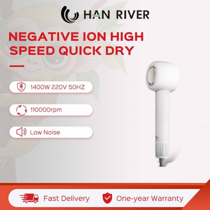 HAN RIVER Blower Hair Dryer 1400W High-Speed Quick Dry Hair Dryer ...