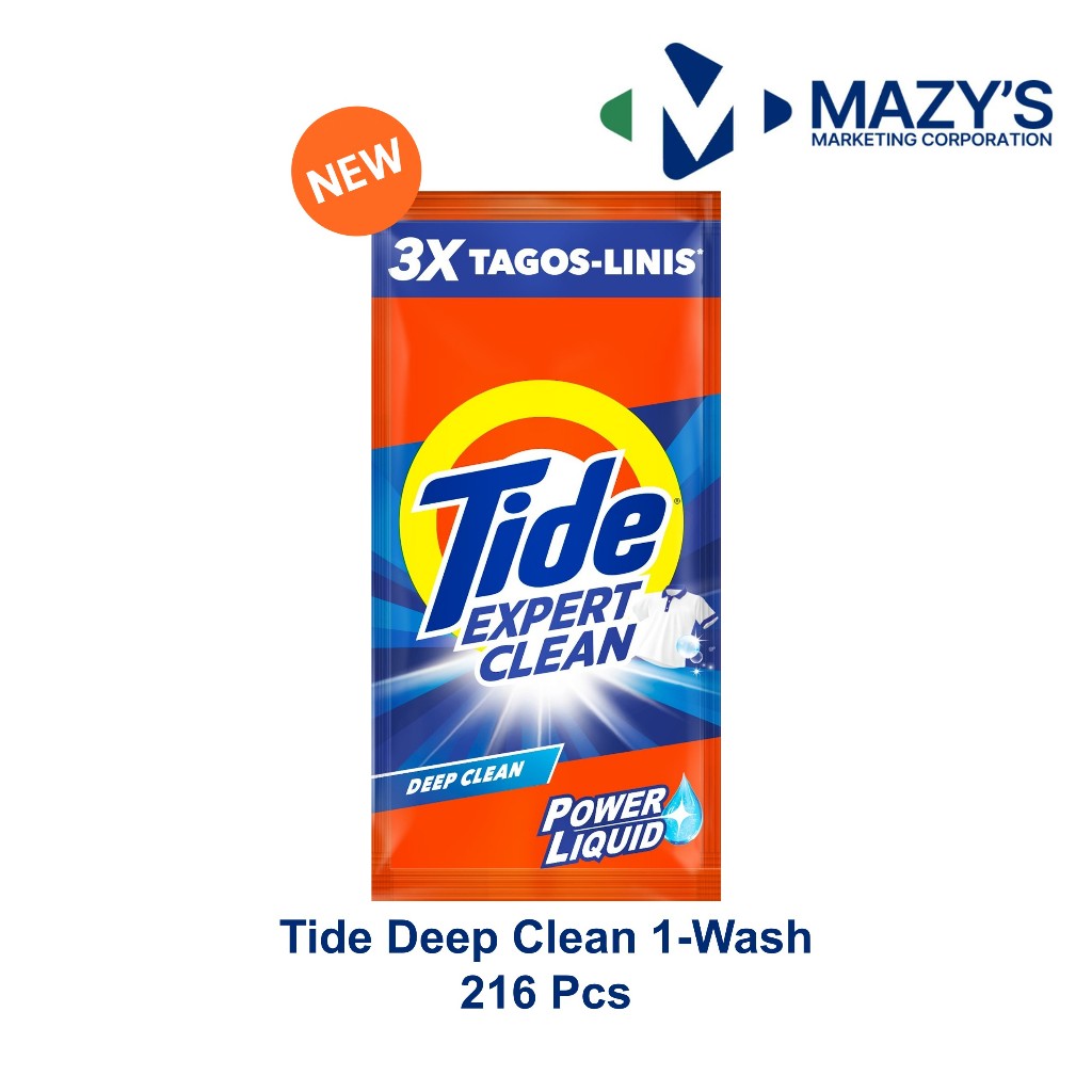 Tide Liquid Deep Clean Twinpack 26g x 216 | Shopee Philippines