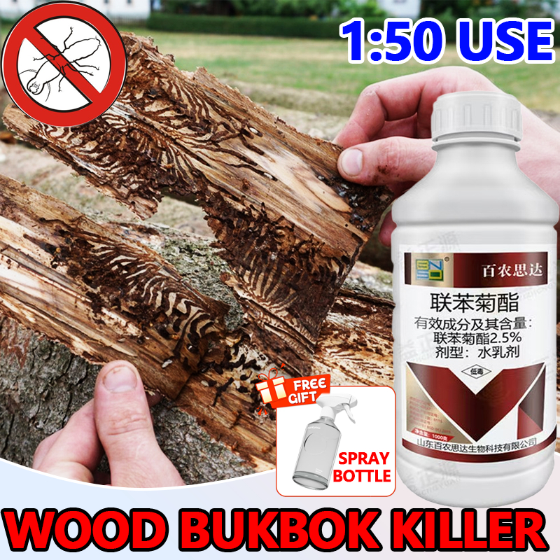bukbok killer for wood termite x 1 liter anti bukbok lasts over 10 ...
