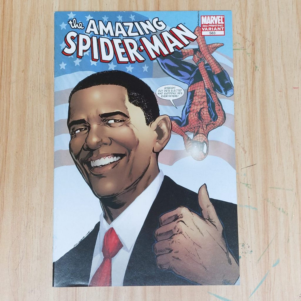 Marvel Comics The Amazing Spider-Man #583 ( Spidey meets Barack Obama ...
