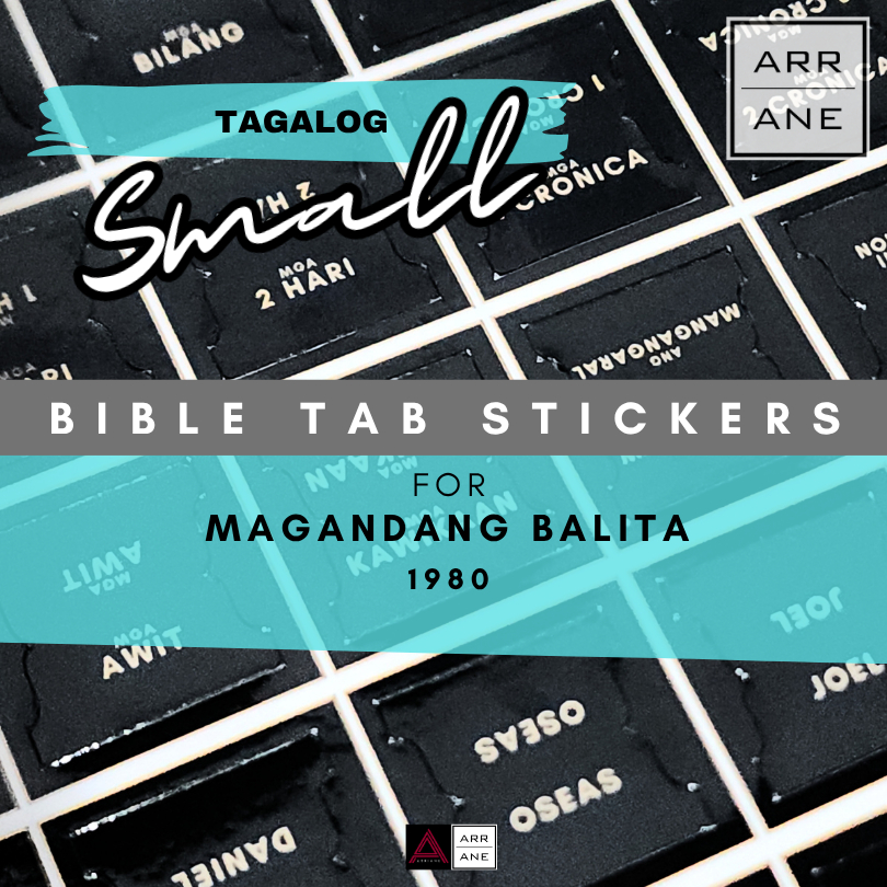 TAGALOG Small-Sized Bible Tab Index Stickers For MBBTAG (1980) | Shopee ...