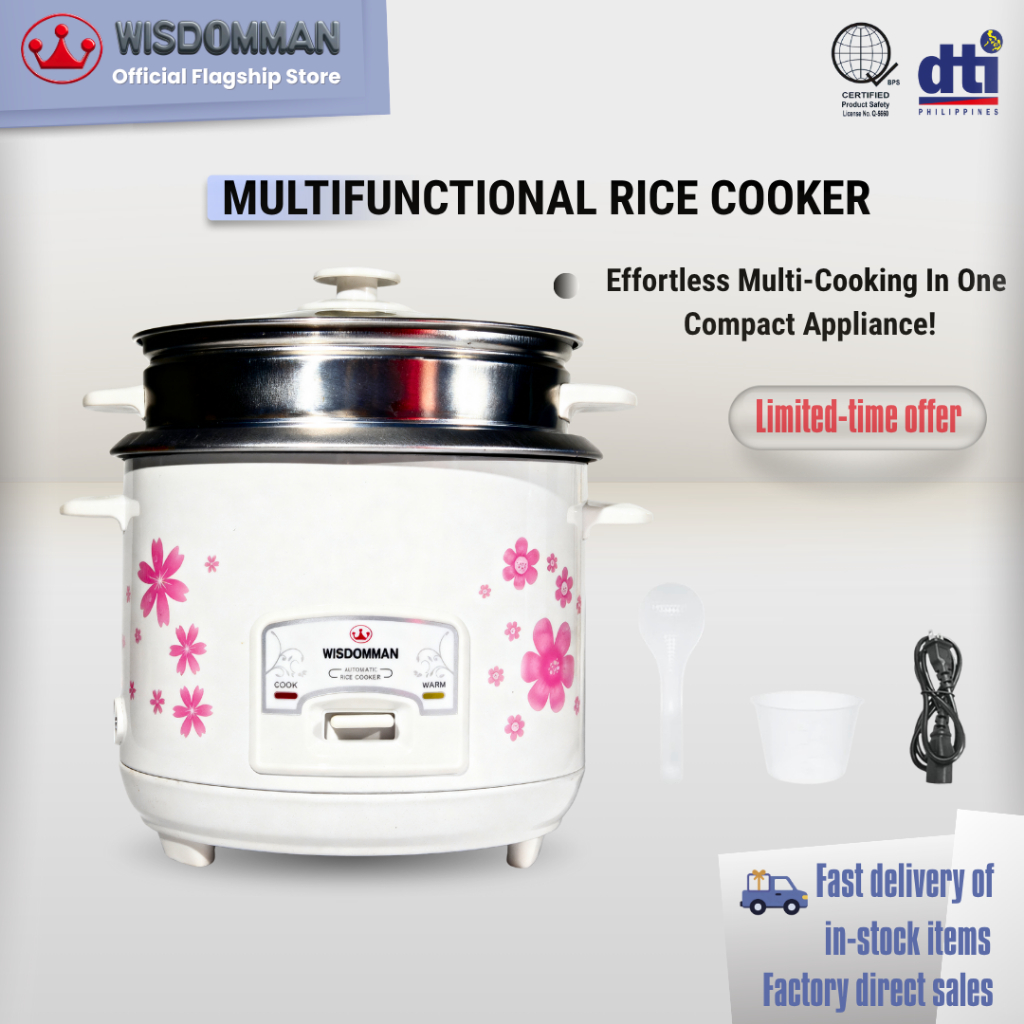Durable WISDOMMAN Aluminum Rice Cookers Are Available In 1.2L/1.5L/1.8L ...