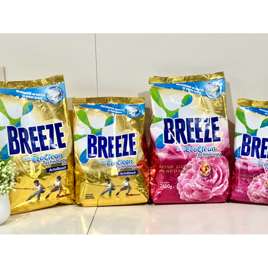 BREEZE WITH ECO CLEAN TECHNOLOGY POWDER DETERGENT | Shopee Philippines