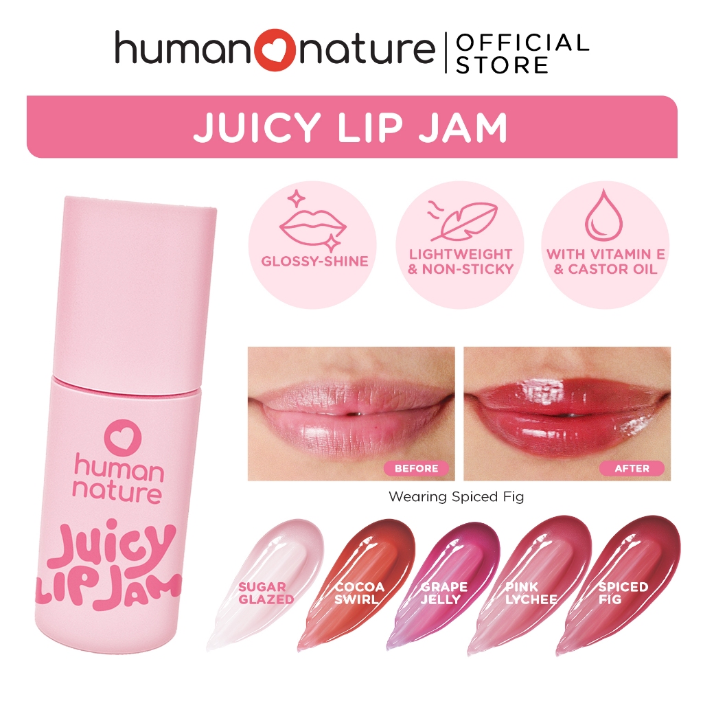 Human Nature Juicy Lip Jam 8g (No Harmful Chemicals) | Shopee Philippines