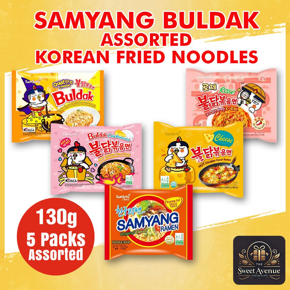 [GENUINE 100%] Samyang Buldak All Flavors Pack (5pcs) – Stock Up ...