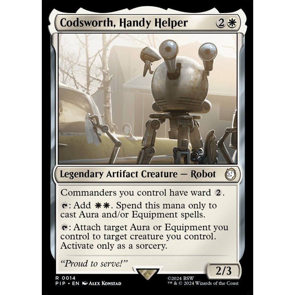 Magic the Gathering | Codsworth, Handy Helper | Shopee Philippines