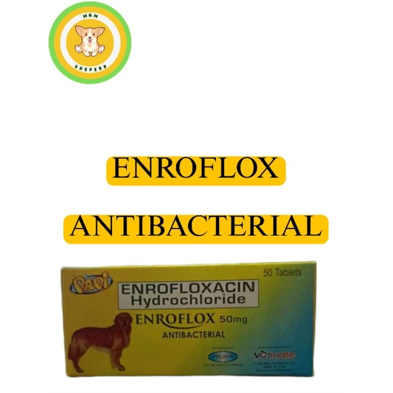 ENROFLOX ANTI-BACTERIAL (50 TABLETS) | Shopee Philippines