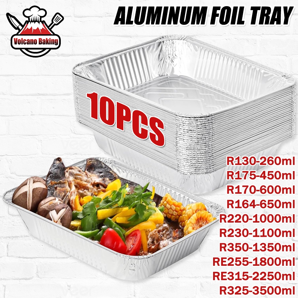 10pcs Thickening Aluminum Foil Tray/Solo- Catering Trays/Multiple ...