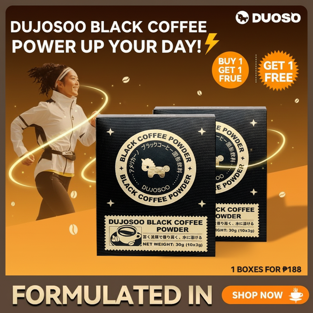 DUJOSOO High Protein Black Coffee Kofe | Zero Fat, Zero Trans Fat ...