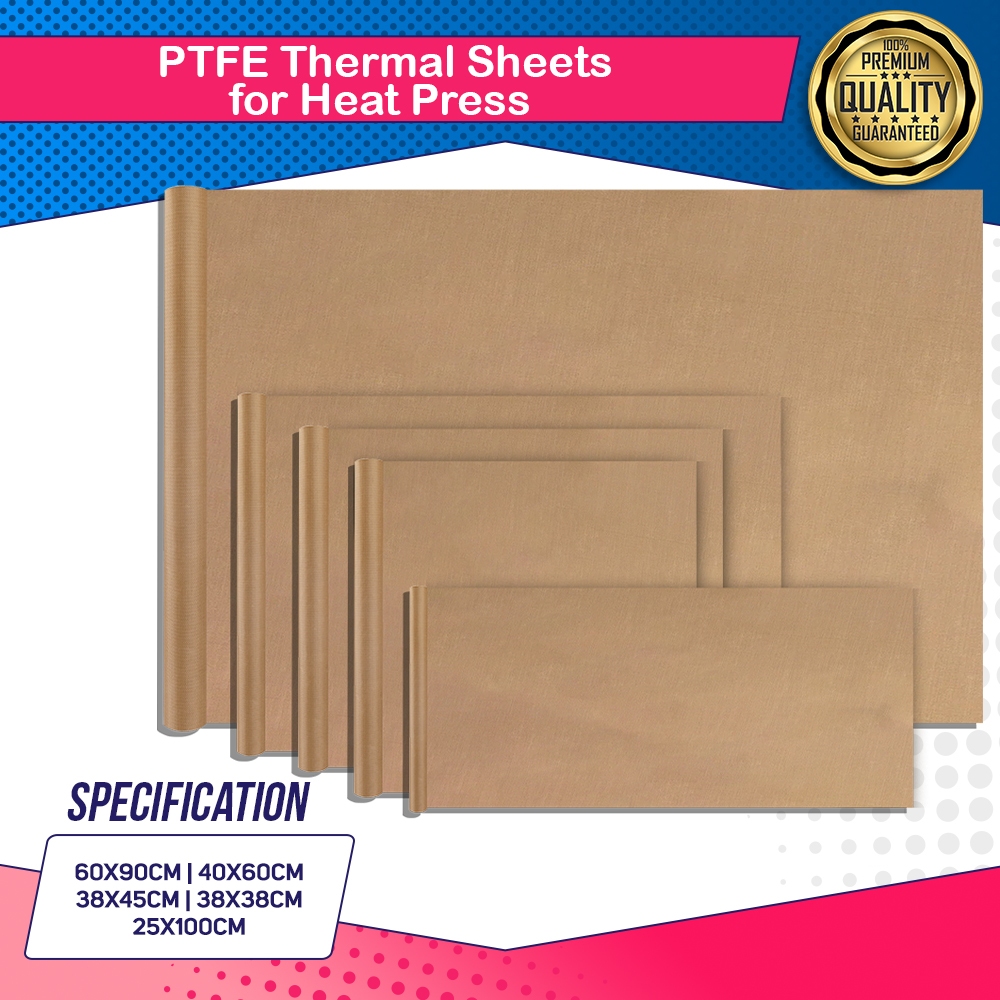 PTFE Heat resistance Sheet for Heat Press Different sizes | Shopee ...