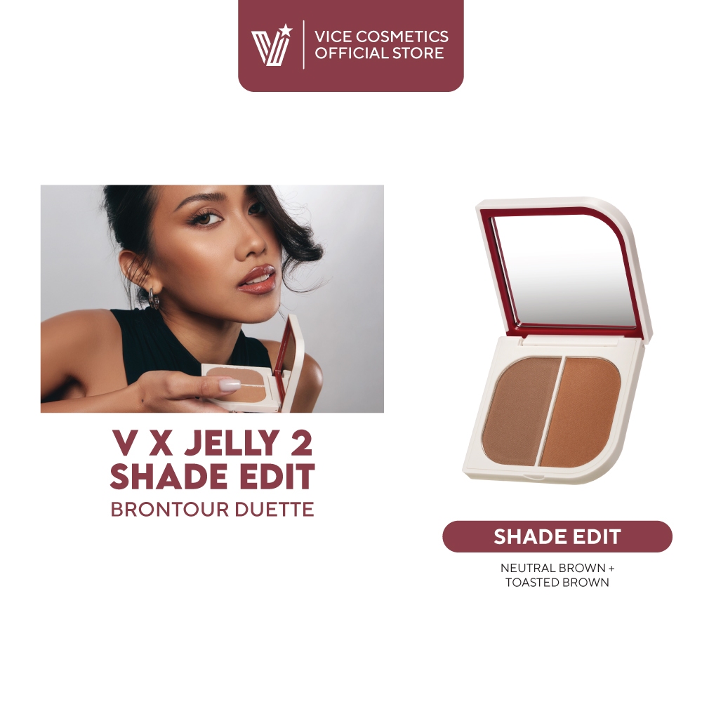 VICE CO. V x Jelly 2 Shade Edit Duette - Brontour Powder | Shopee ...
