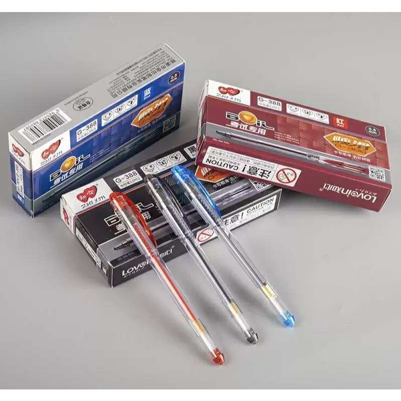 Zhixin 12Pcs G388 Boil Gel Pen 3 Color 0.5mm | Shopee Philippines