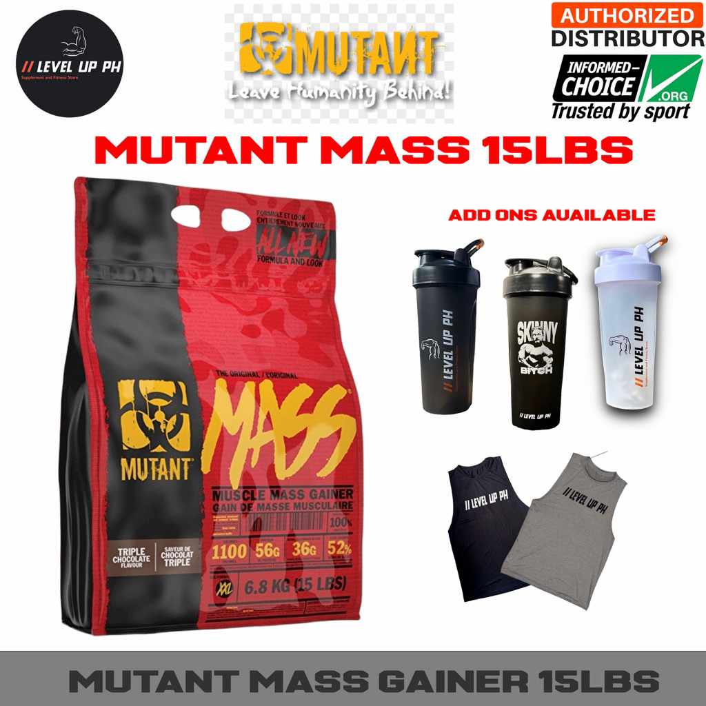 MUTANT MASS 15lbs MASS GAINER | Shopee Philippines