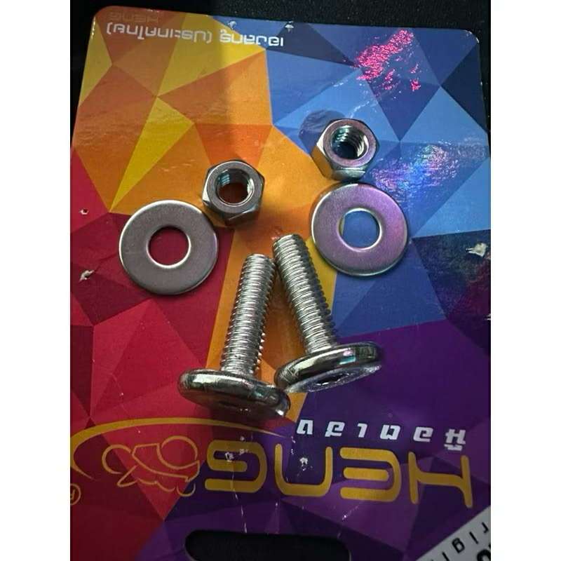 Stainless Plaka Bolts For Motorcycle and Car Sold Per 2 pcs | Shopee ...