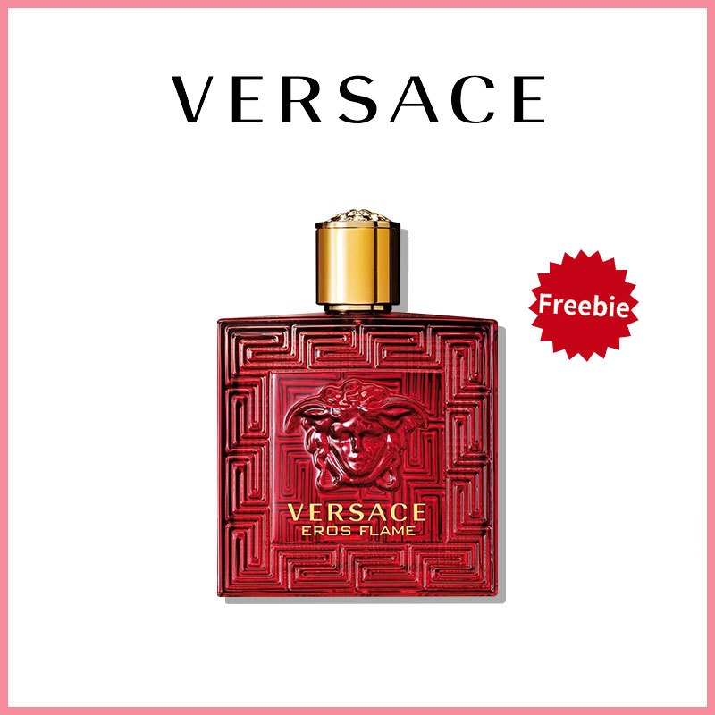 Original Versace Eros Flame Perfume For Men Long Lasting 100ml | Shopee ...