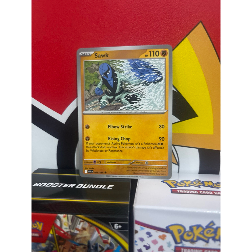 Pokemon White Flair - Sawk | Shopee Philippines