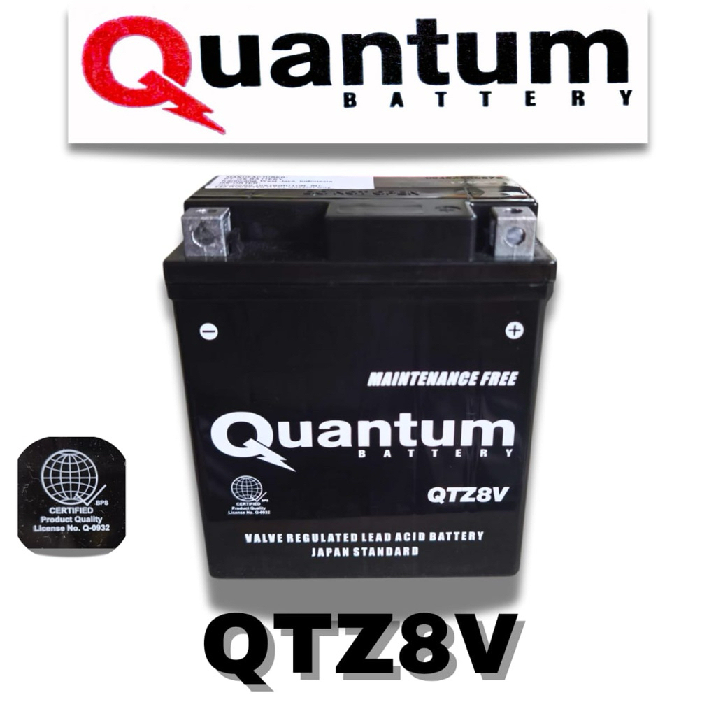 QTZ8V-QUANTUM BATTERY (SUPREMO/VESPA/R3/XMAX/KLX150) | Shopee Philippines