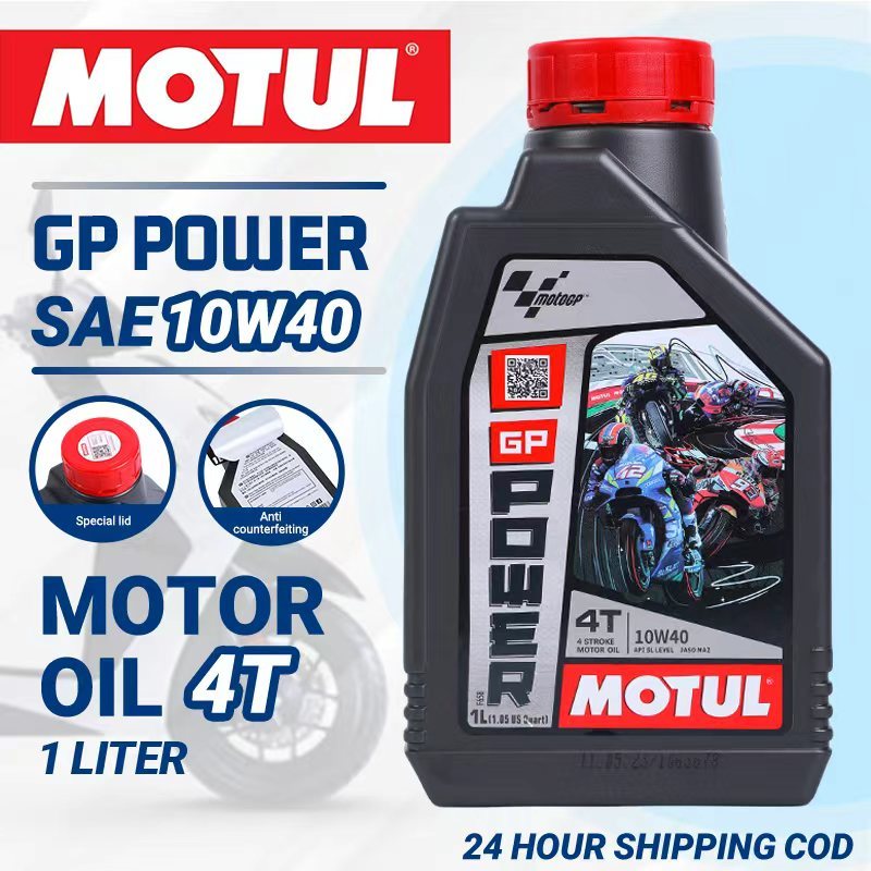 Motul GP Power 4T 10W40 Oil For Motorcycle 1 Liter Fully Synthetic ...