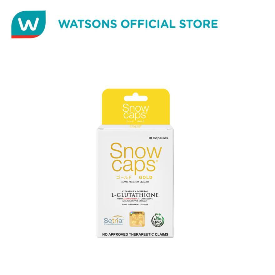 SNOW Caps Gold 749mg Trial Packs 10 Capsules | Shopee Philippines
