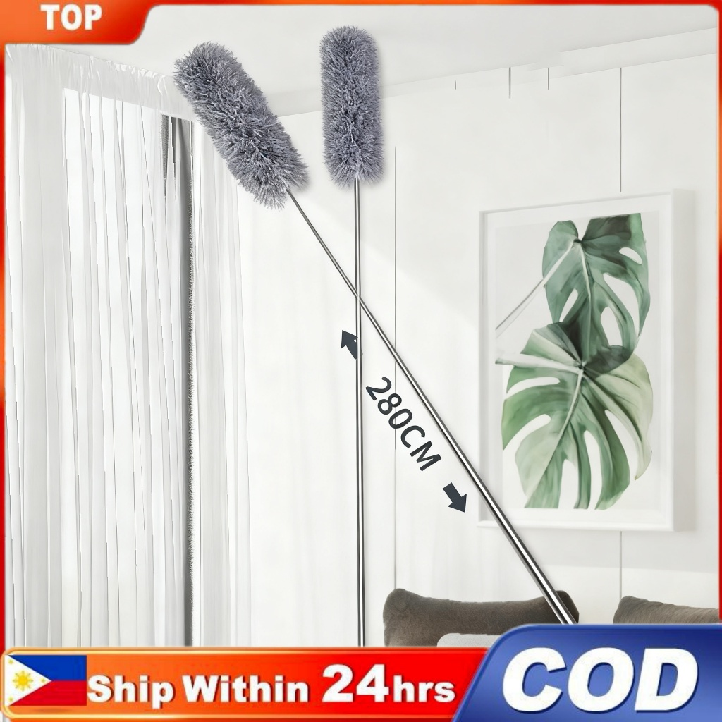 280cm Long Reach Duster - Telescopic Pole with Bendable Microfiber Head ...