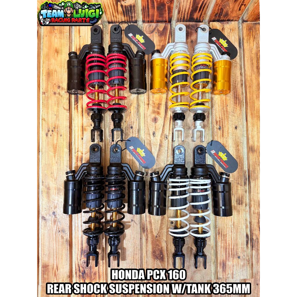 RACE POWER PCX 160 SHOCK WITH TANK 365MM PREMIUM R-PLUS 100% MADE IN ...