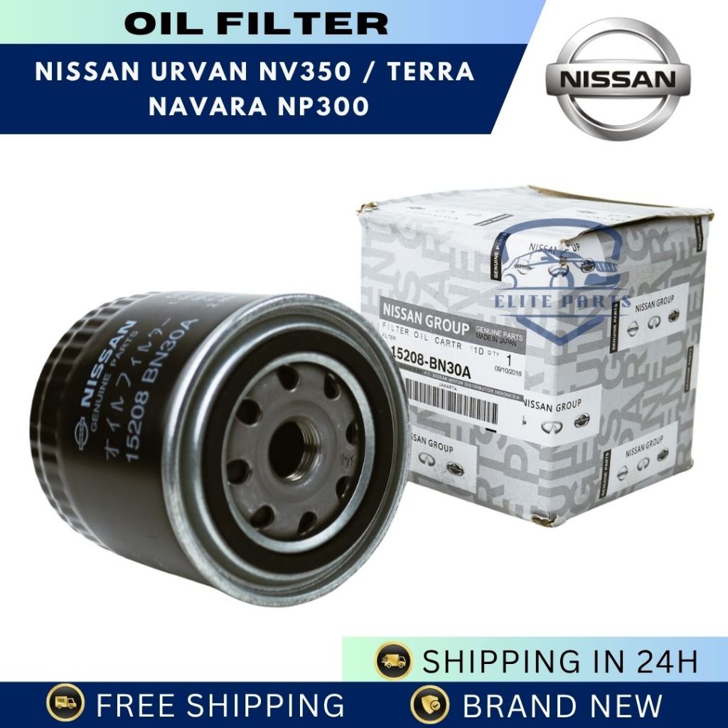 OIL FILTER for NISSAN URVAN NV350 / TERRA / NAVARA NP300 - 15208-BN30A ...