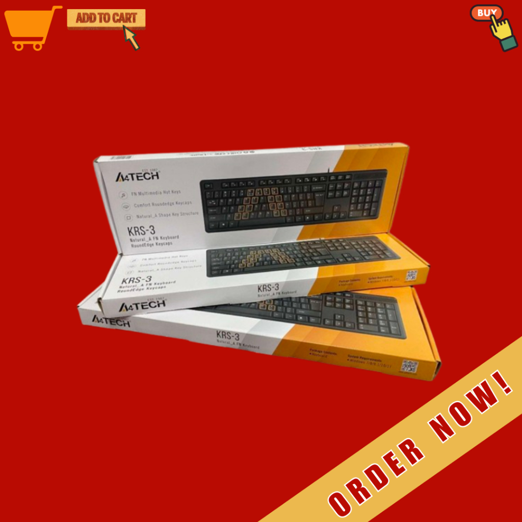 A4tech KRS-3 Natural A FN Keyboard | Shopee Philippines