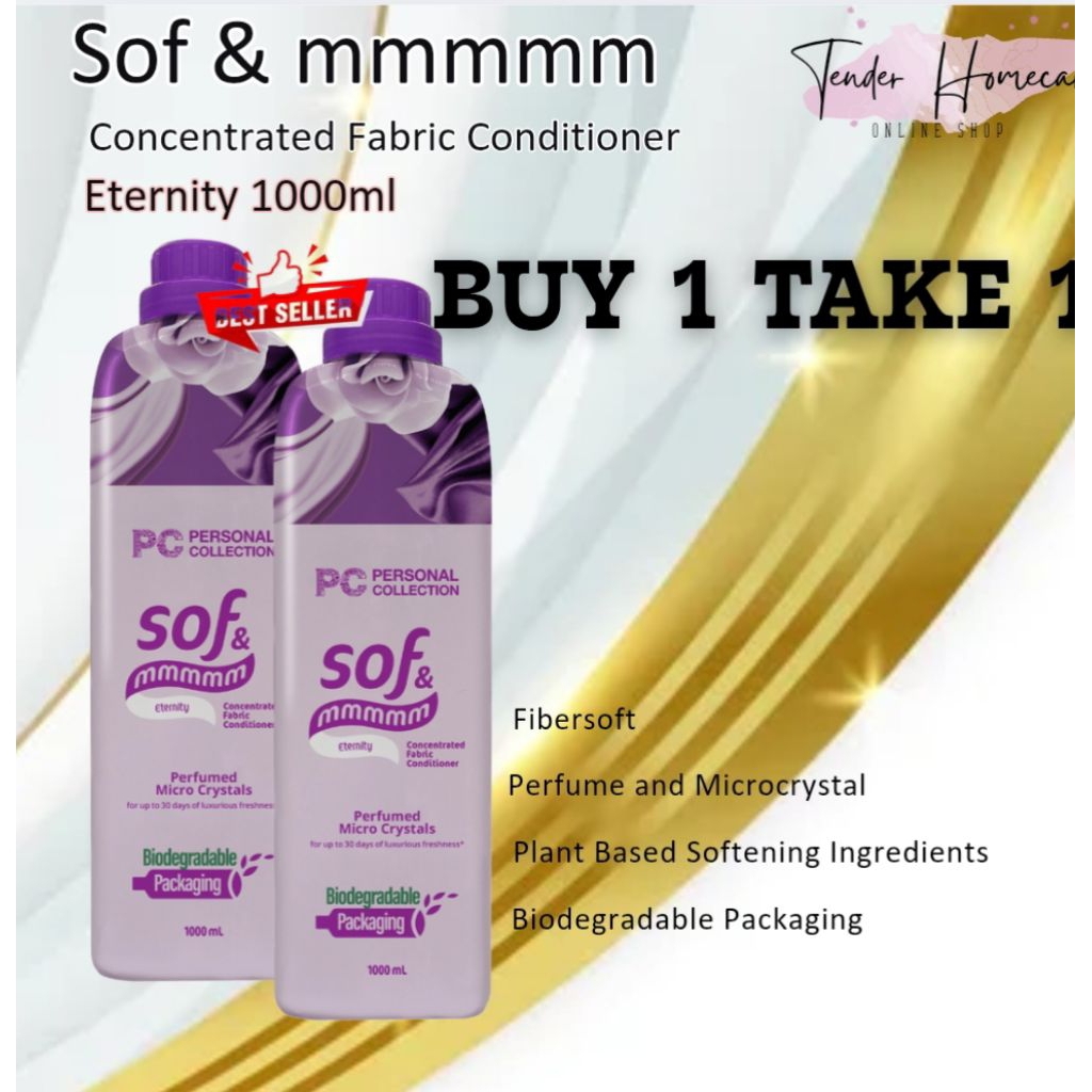 SOF & MMM ETERNITY FABRIC CONDITIONER BUY 1 TAKE 1 | Shopee Philippines