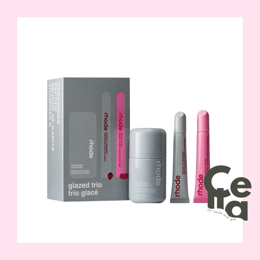 Rhode Holiday Glazed Trio Gift set Lip treatment and glazing milk ...