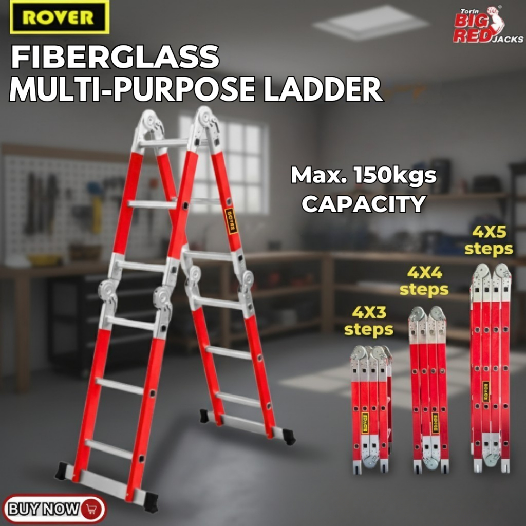 ROVER Fiberglass Magic Ladder 4x4 | Shopee Philippines