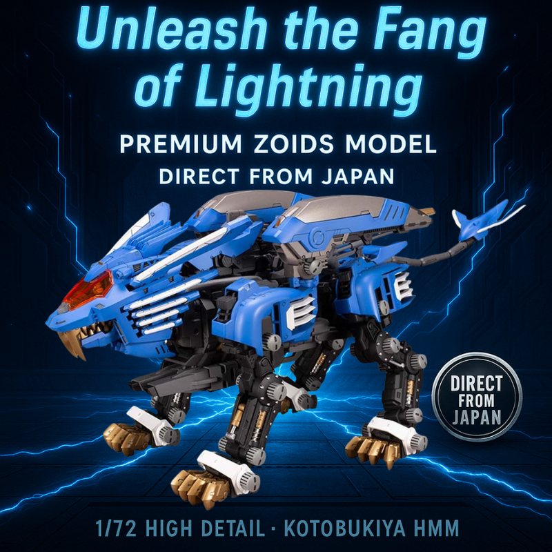 Kotobukiya HMM Zoids RZ-028 Blade Liger AB 1/72 Scale Model Kit Japan ...