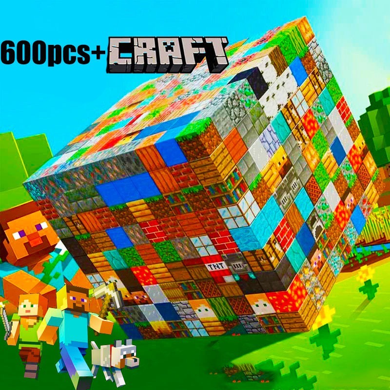 100pcs Minecraft Building Blocks Toy Set for Kids 2cm | Shopee Philippines
