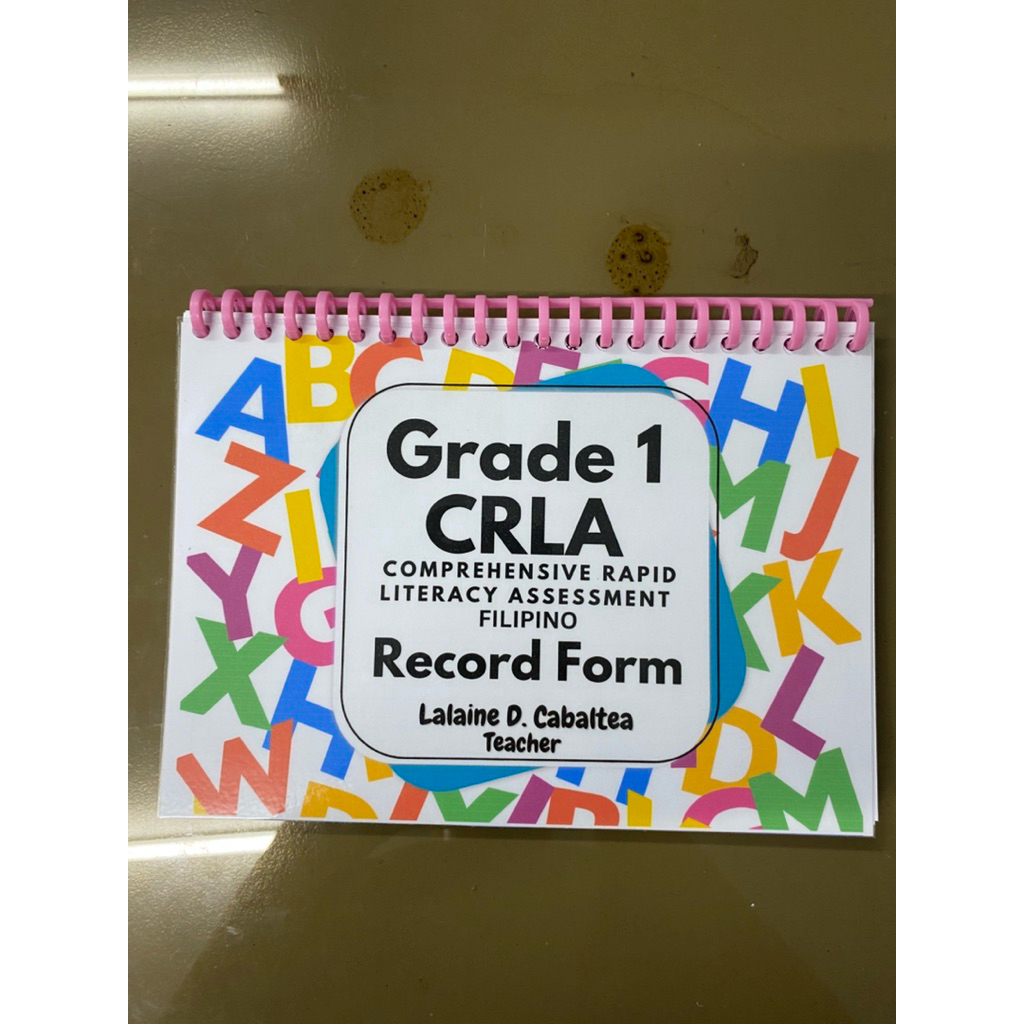 CRLA Record Form for Grade 1 | Shopee Philippines