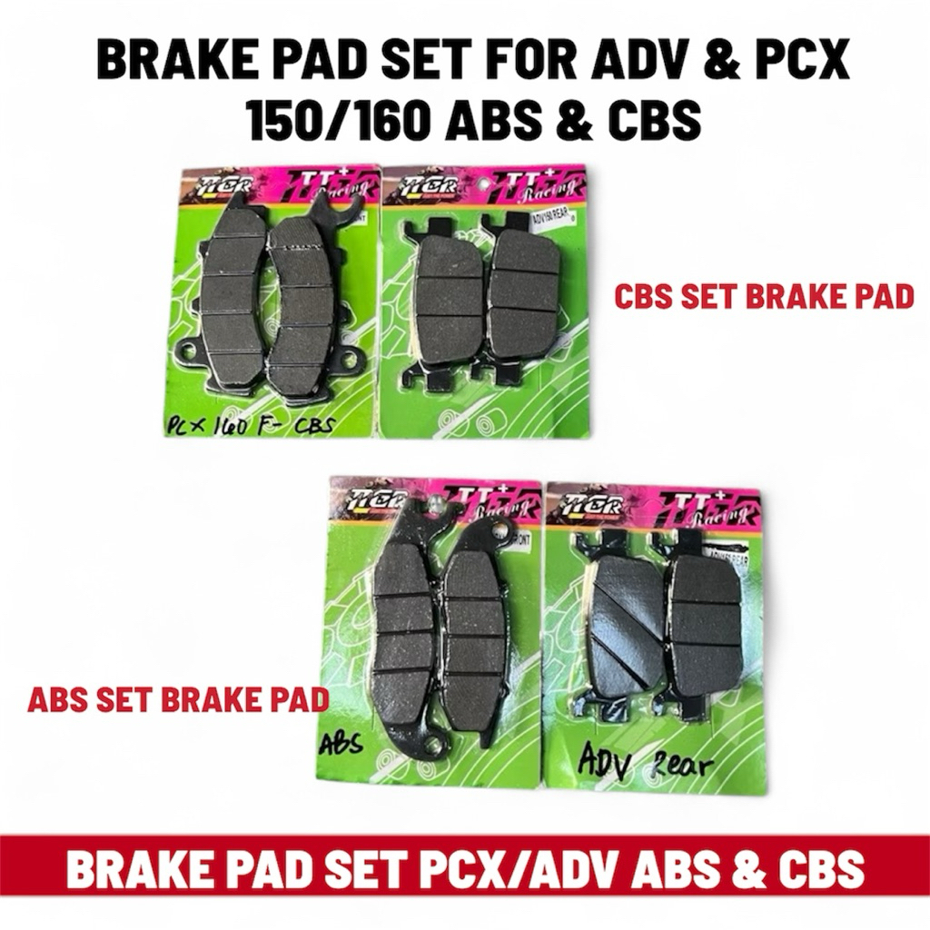 BRAKE PAD SET FOR AVD150,ADV160,PCX150,PCX160 (ABS/CBS) | Shopee ...