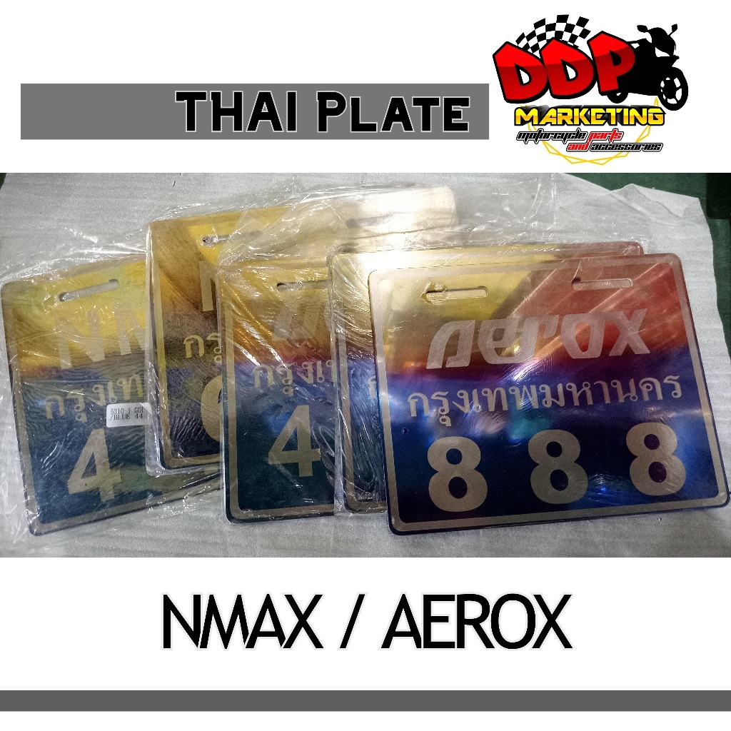 Thai Plate NMAX/Aerox Titanium Plate Thailand Concept High-Grade ...