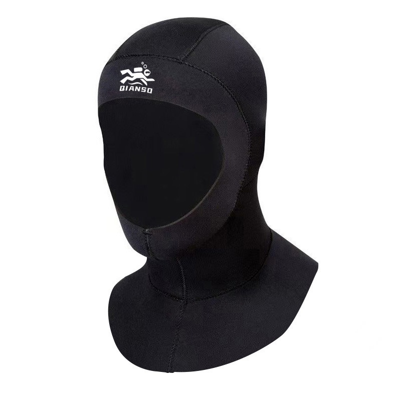 3MM Neoprene Snorkeling Diving Cap Scuba Diving Head Neck Cover Diving ...