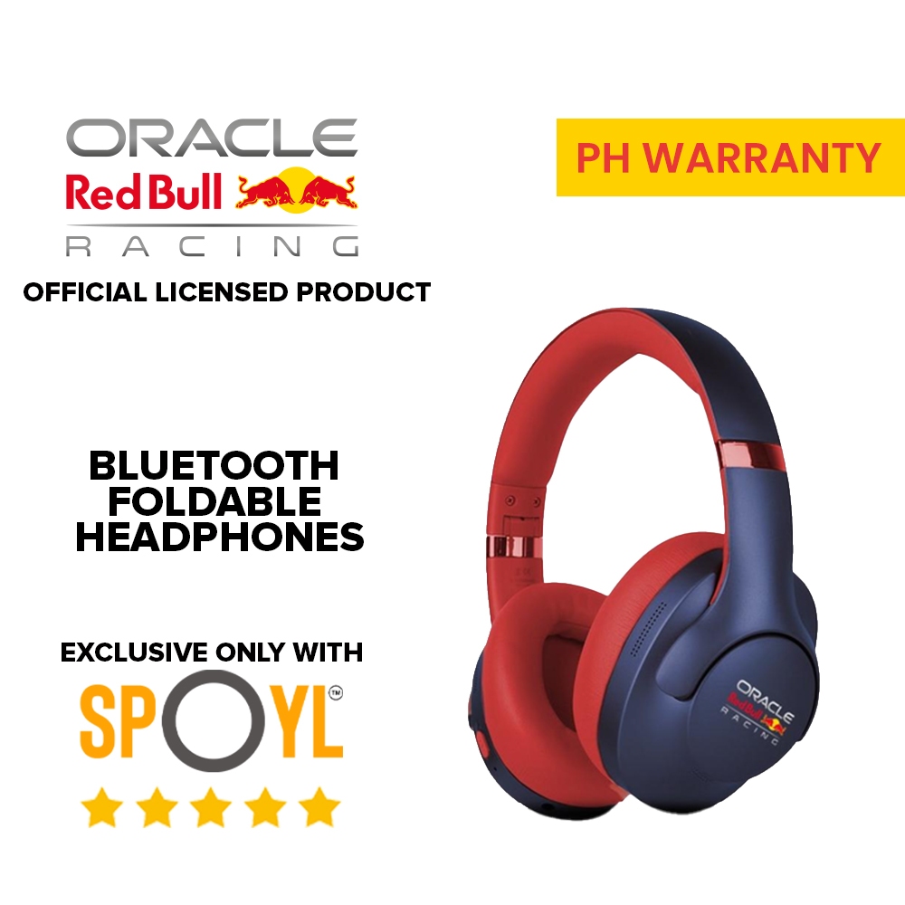 Oracle Red Bull Racing 130 Bluetooth Foldable Headphones By Spoyl Store ...