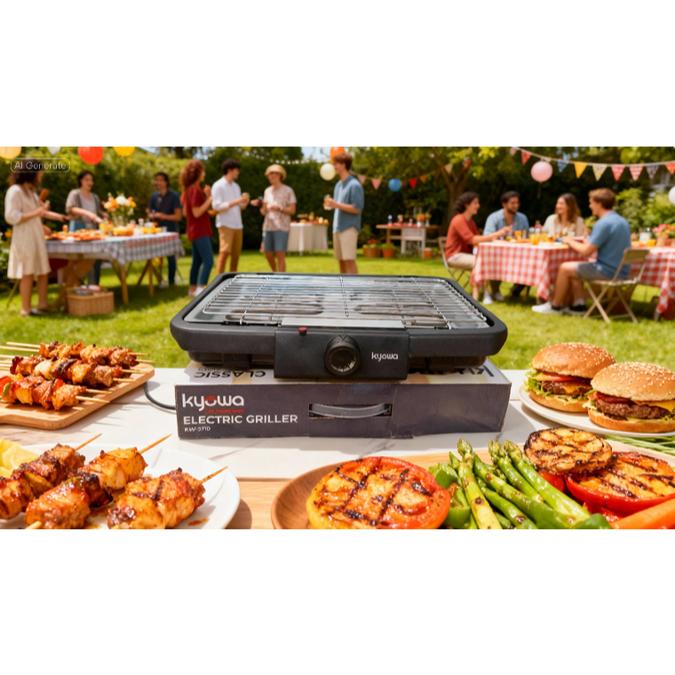 KYOWA CLASSIC SERIES ELECTRIC GRILLER/STAINLESS STEEL INDOOR OUTDOOR ...