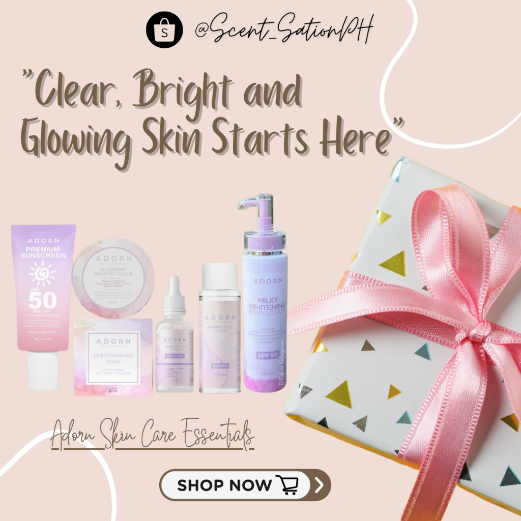 Adorn by Calmskin Premium Sunscreen, Milky Whitening Lotion, Glow ...