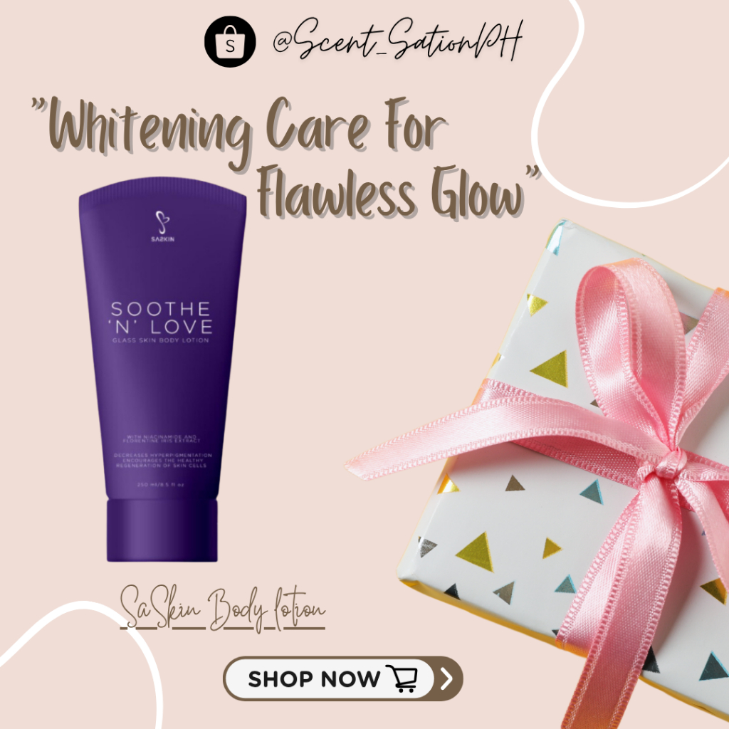 SASKIN Soothe N Love Premium Body Lotion Whitening Flawless Skin Face ...
