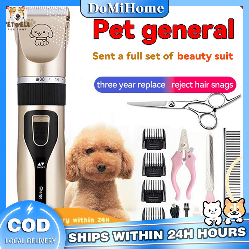 DMH Dog Shaver Razor Set for Pet Waterproof Grooming Dog Hair Trimmer ...